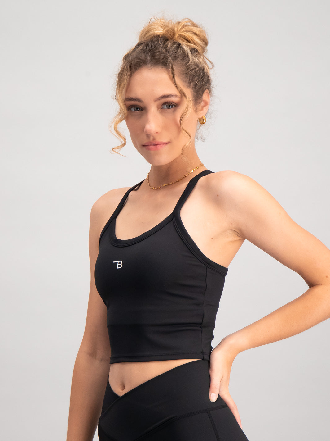 Burnt Activewear | Atlantic Supportive Tank - Black – Burnt Studios UK